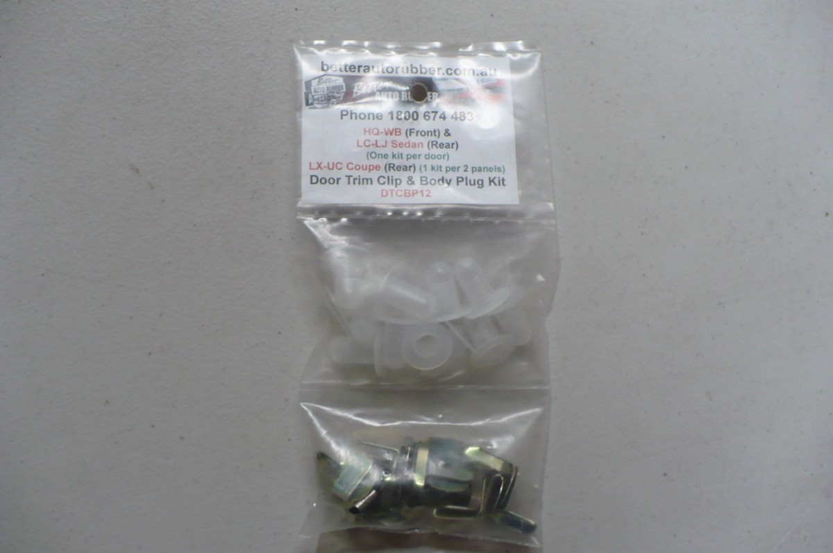 Holden HQ-WB(Front) & Torana LC-LJ Sedan(Rear) Door Trim Clip & Body ...